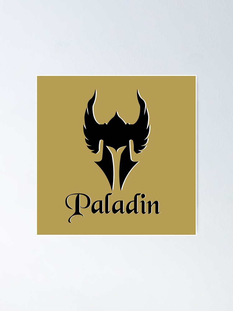 "Paladin Class Logo" Poster by Sh34Butt3rArt | Redbubble