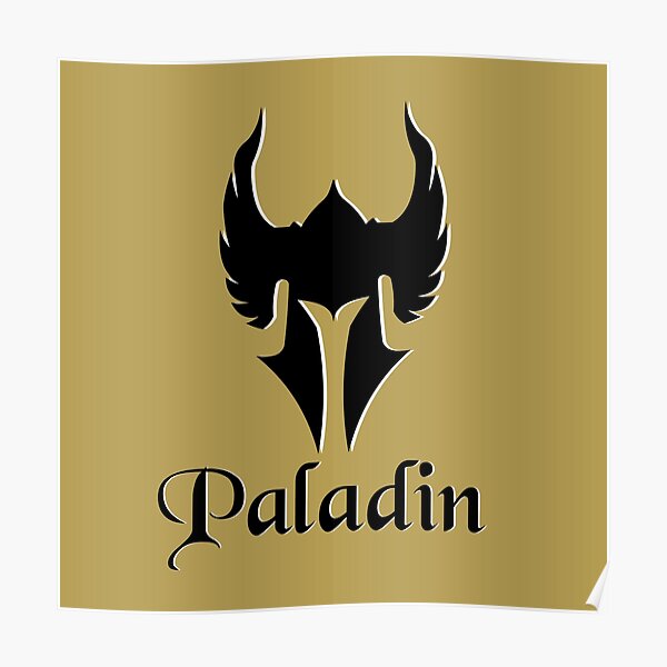 "Paladin Class Logo" Poster by Sh34Butt3rArt | Redbubble