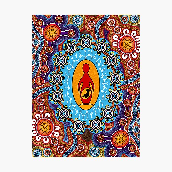 "Authentic Aboriginal Artwork - Creation of the Future" Photographic ...