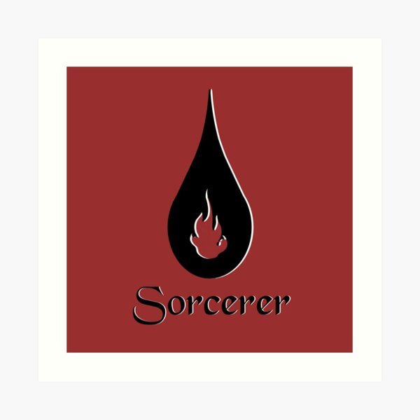 "Sorcerer Class Logo" Art Print by Sh34Butt3rArt | Redbubble