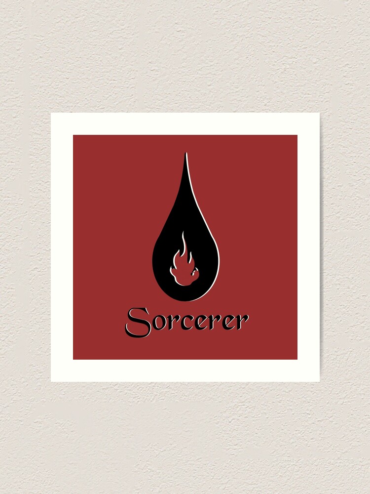 "Sorcerer Class Logo" Art Print by Sh34Butt3rArt | Redbubble