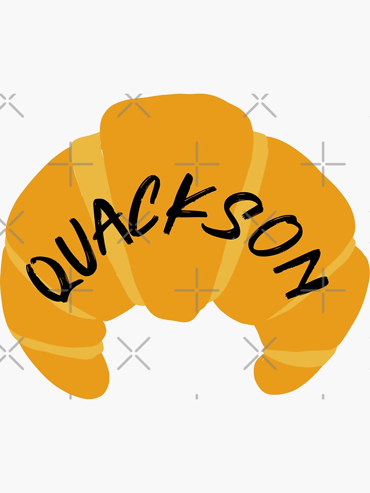 "Quackson " Sticker by Sofieq | Redbubble