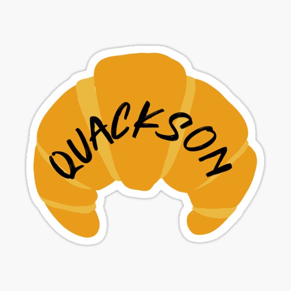 "Quackson " Sticker by Sofieq | Redbubble