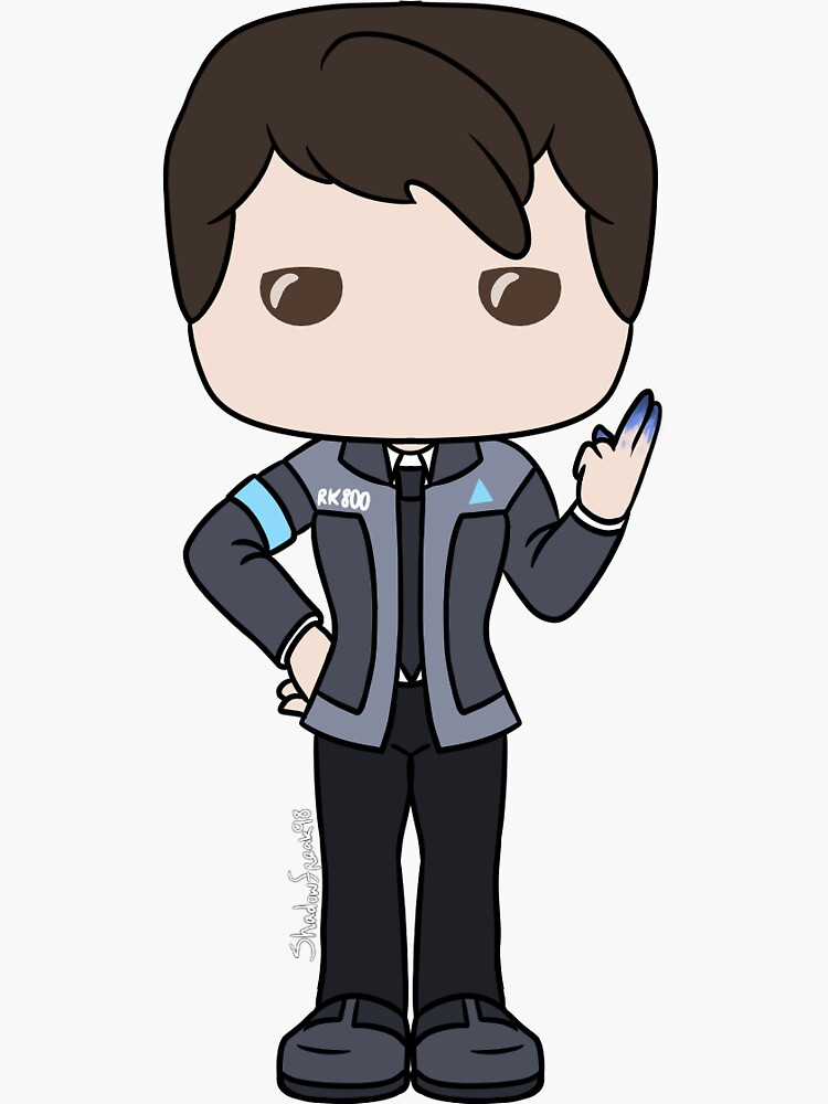 "Android Connor Pop Sticker" Sticker for Sale by shadowfreak98 | Redbubble