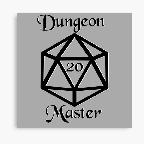 "Dungeon Master Logo" Canvas Print by Sh34Butt3rArt | Redbubble
