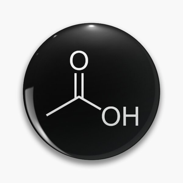 "Acetic Acid Ethanoic acid Vinegar C2H4O2 CH3COOH" Pin by Zeeph | Redbubble