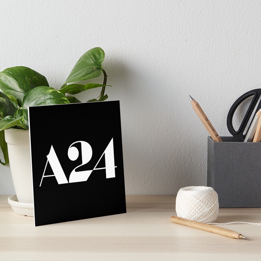 "A24 - Official Logo" Art Board Print by wiliamgelas | Redbubble