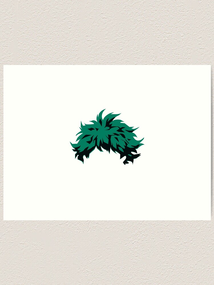 "Deku Izuku Midoriya Minimalist Silhouette" Art Print by faysalskys ...