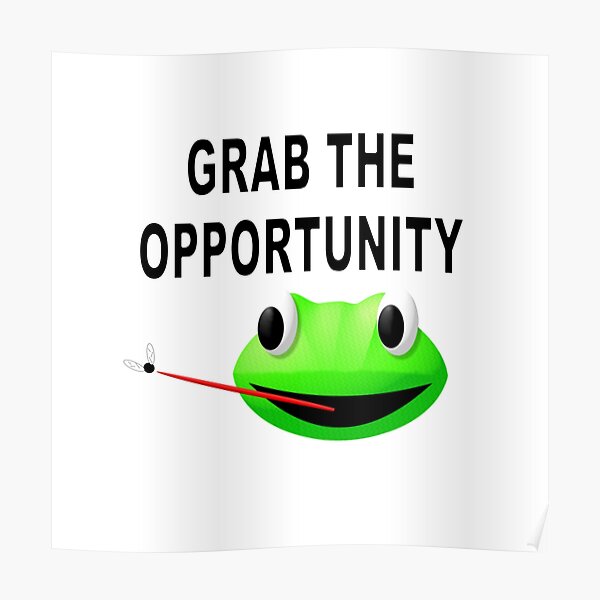 Grab Opportunity Posters | Redbubble