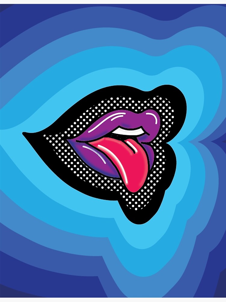 "Tongue Pop Art-5" Poster for Sale by tifftam | Redbubble