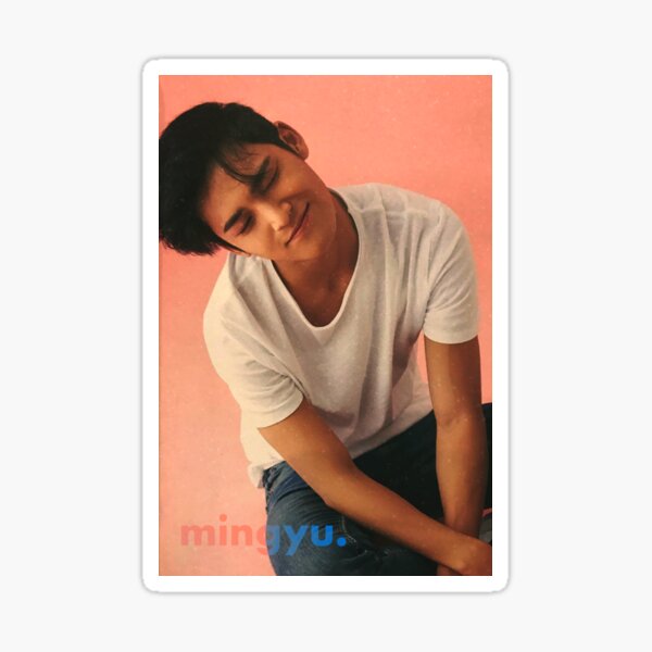 "K-pop Design SEVENTEEN Mingyu" Sticker by nathandraws | Redbubble