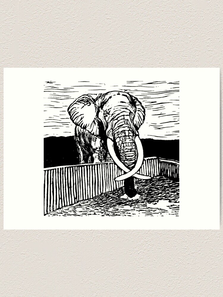 "Rambo the African Elephant" Art Print by SpottiClogg | Redbubble