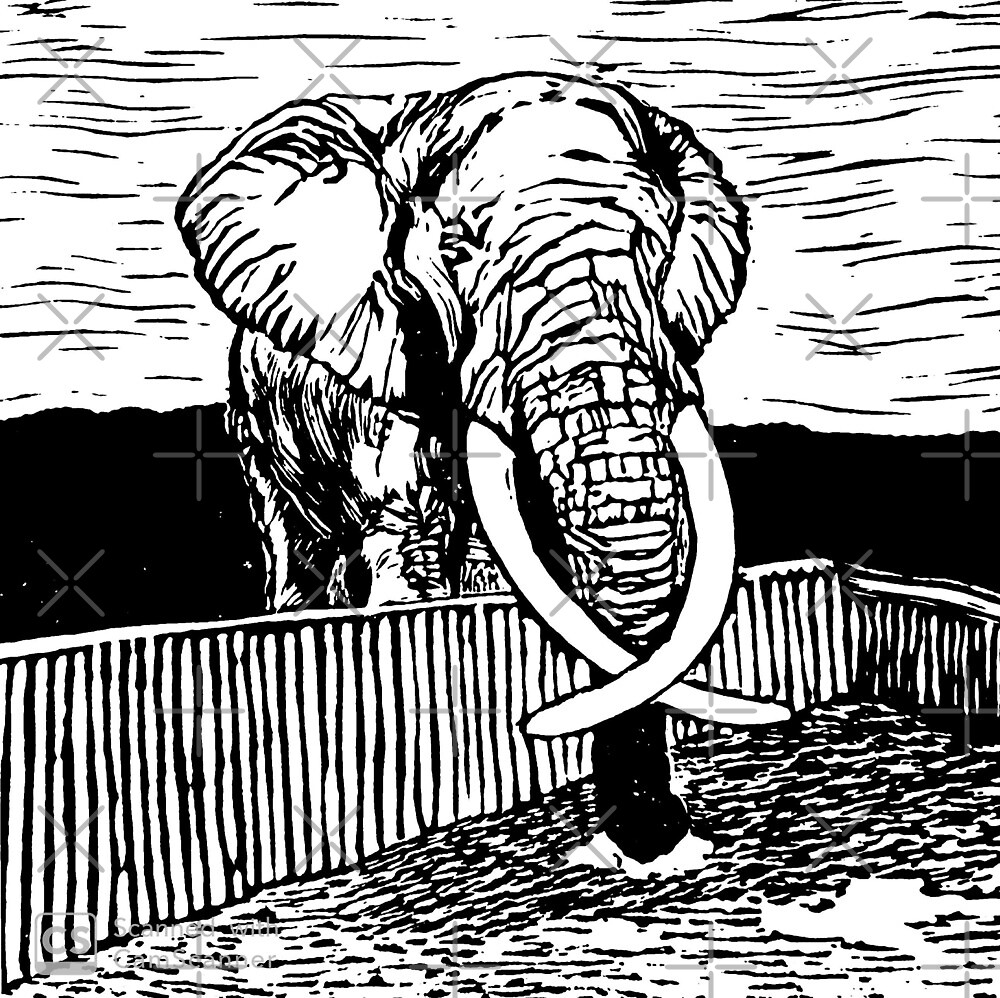 "Rambo the African Elephant" by SpottiClogg | Redbubble