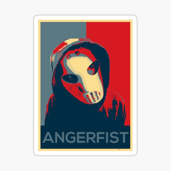 Sticker: Angerfist | Redbubble