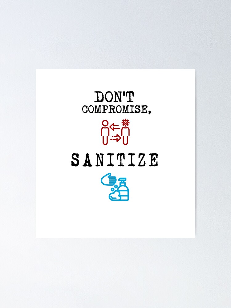 Póster «Recordatorio amigable de higiene, desinfecta tus manos con ...