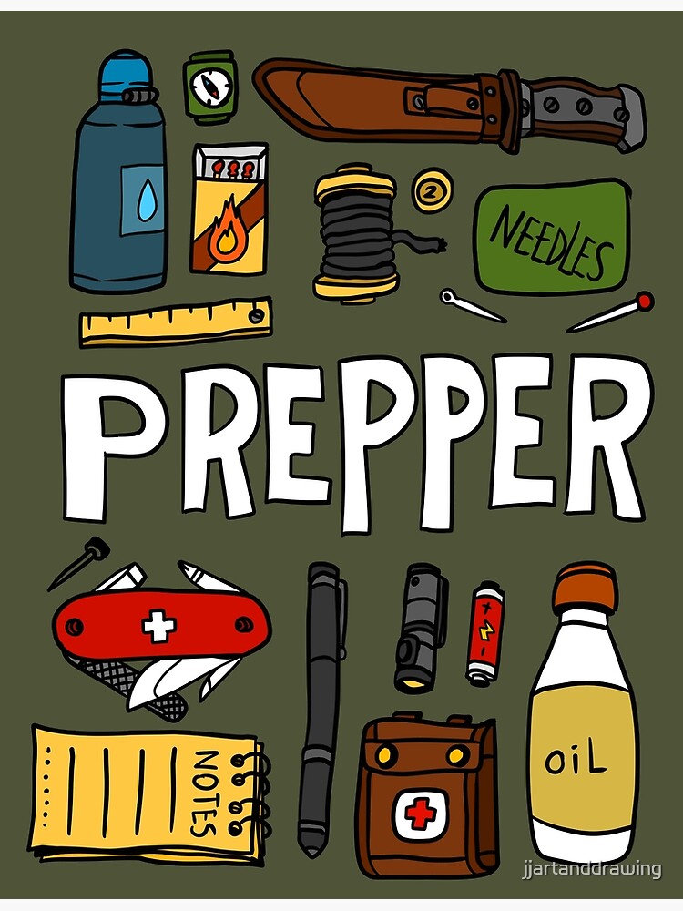"survival prepper. surviving and prepared for everything. edc." Poster ...