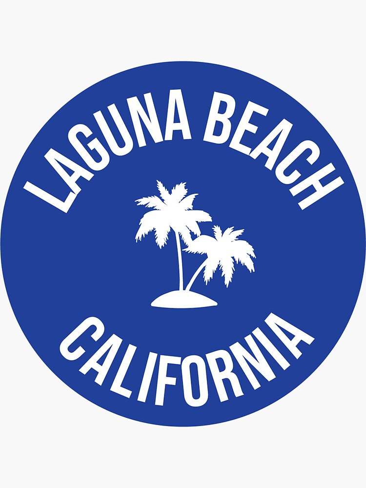 "Laguna Beach" Sticker for Sale by waves4 | Redbubble