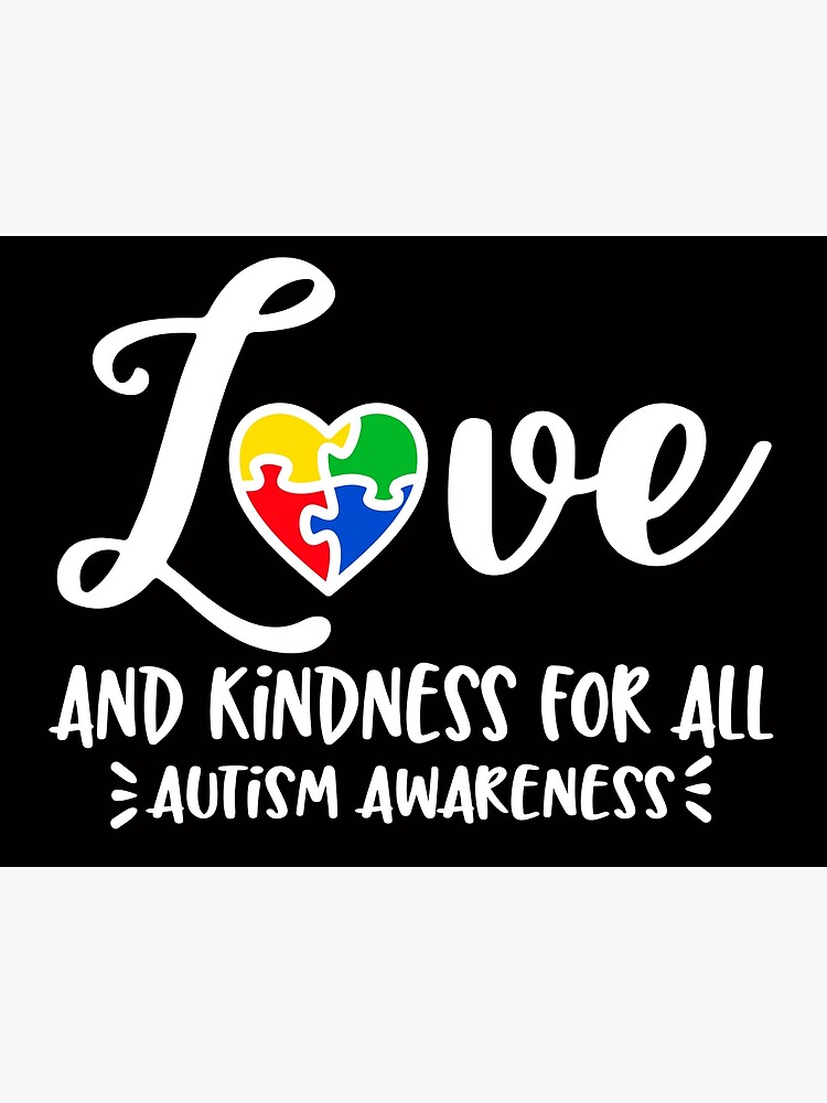 "Autism, autism awareness, kindness love, rainbow puzzle ribbon, puzzle ...