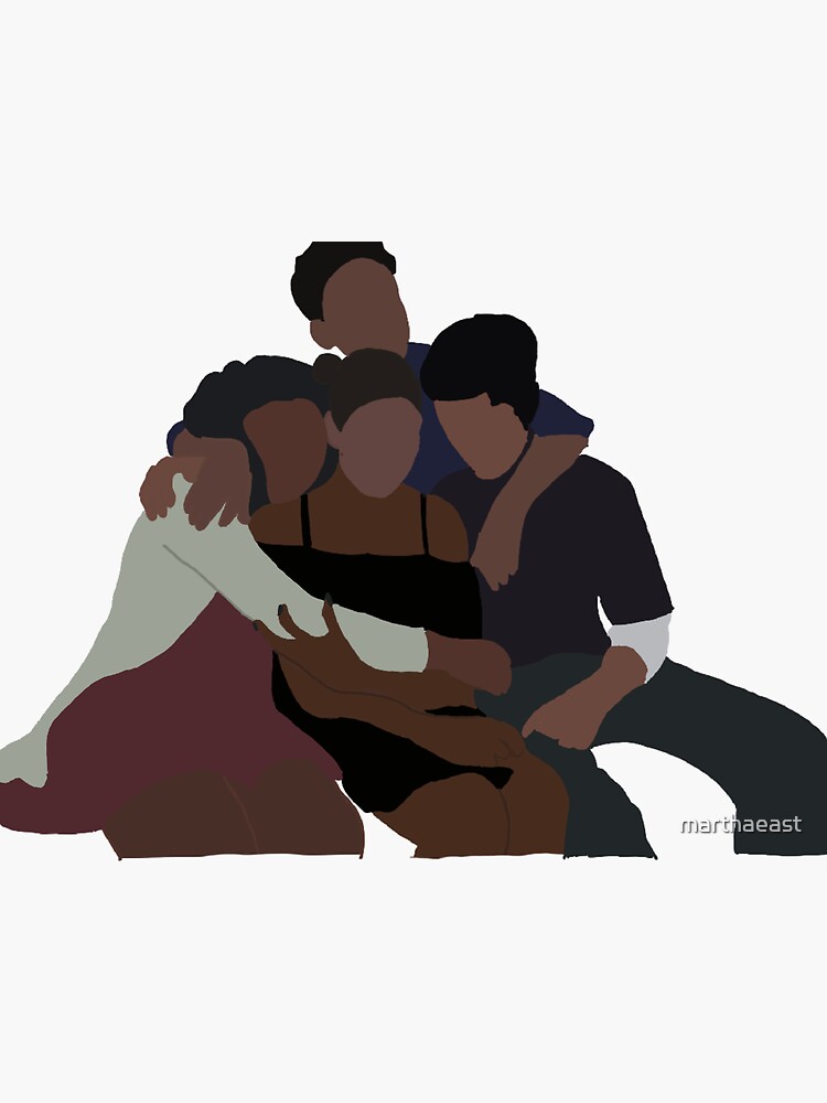 "On my block" Sticker by marthaeast | Redbubble