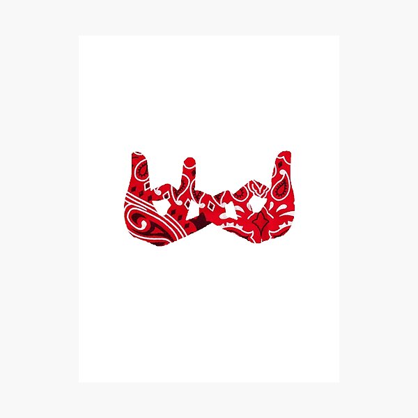 "blood hand gang sign " Photographic Print for Sale by breaker160 ...