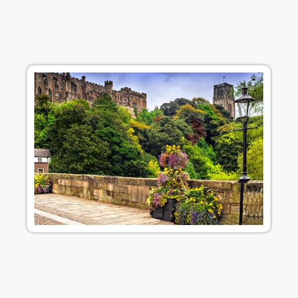 "Durham Castle and Cathedral" Sticker by Reg-K-Atkinson | Redbubble