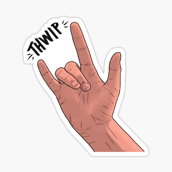 "Thwip" Sticker by art-by-indiana | Redbubble