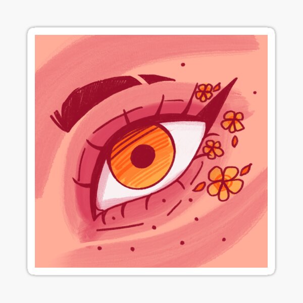 "aesthetic eye" Sticker by icedteadrawings | Redbubble