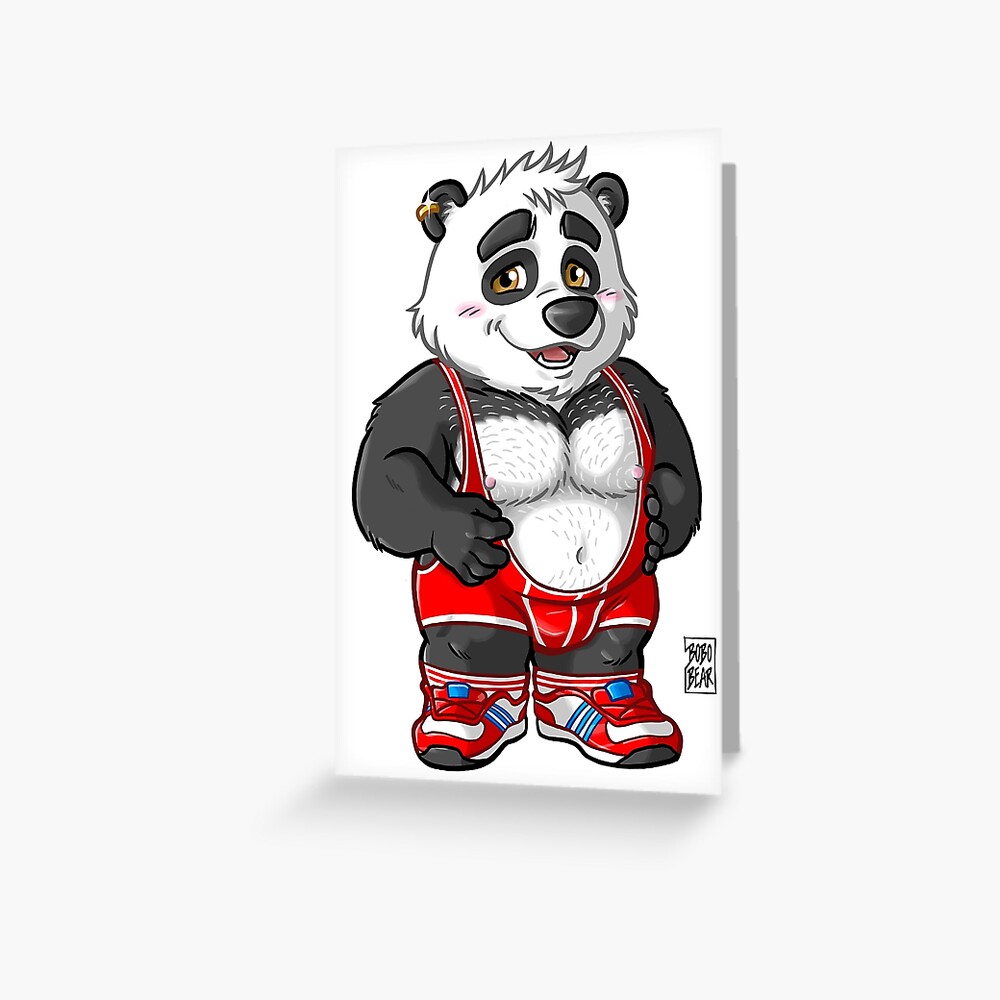 "CHUNKY PANDA - BEARZOO SERIES" Greeting Card for Sale by bobobear ...