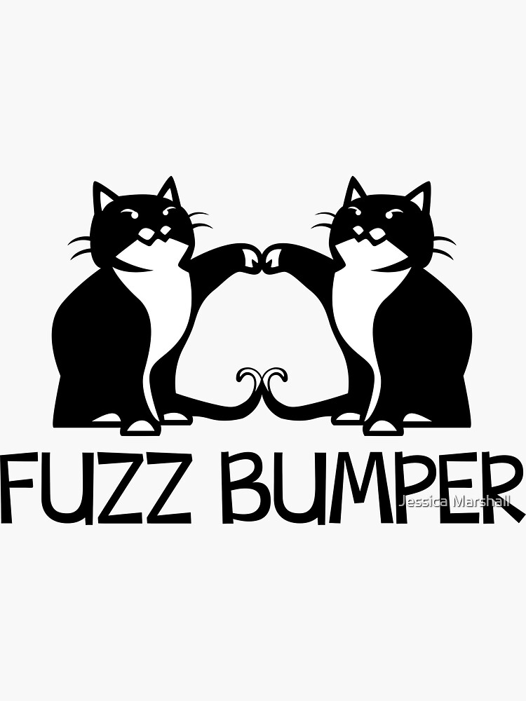 "Fuzz Bumper - Design 2" Sticker for Sale by PridePromos | Redbubble