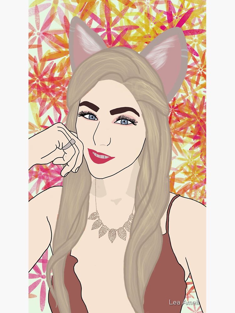 "Neko Bukkitbrown" Sticker by BenedictedLady | Redbubble