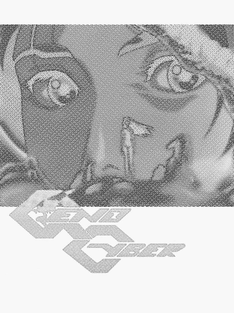 "Genocyber" Sticker for Sale by DataDumb | Redbubble