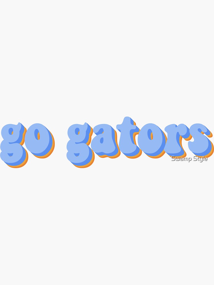 "go gators vintage" Sticker for Sale by izzybizzy72 | Redbubble