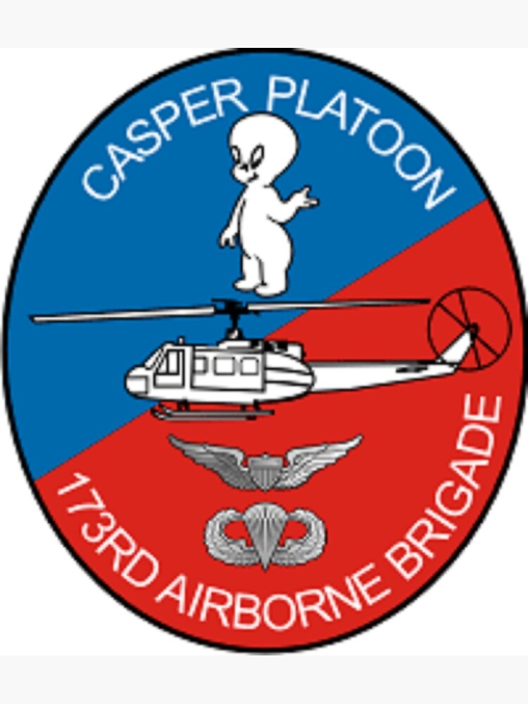 "US Army 173rd Airborne Brigade Casper Platoon" Art Print for Sale by ...