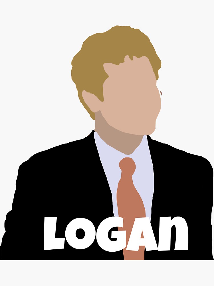 "Logan Huntzberger" Sticker for Sale by Logischwarz | Redbubble