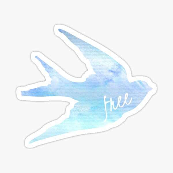 "Free birdie" Sticker for Sale by emerbelle | Redbubble