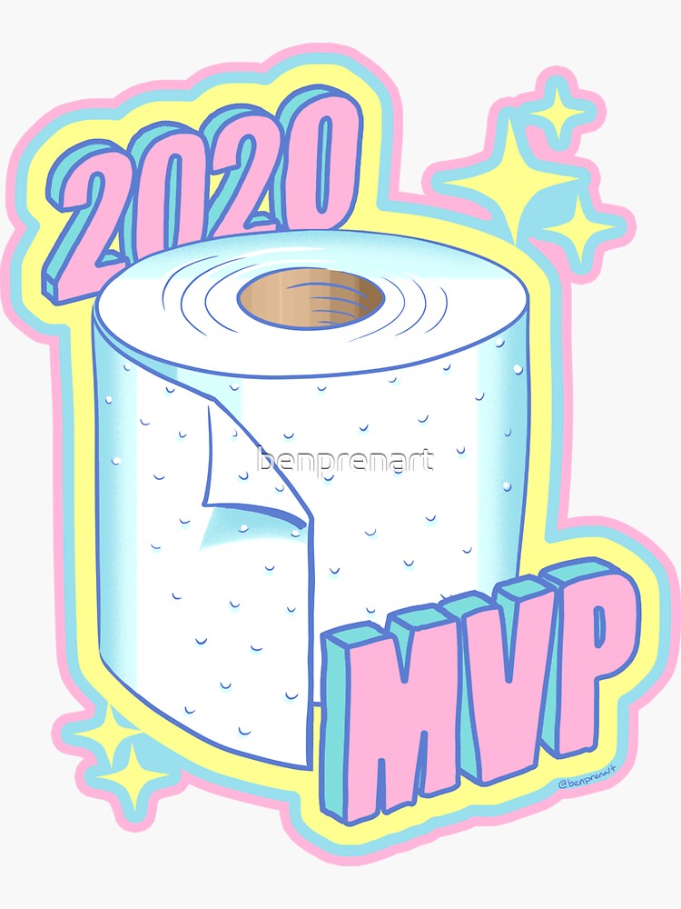 "2020 MVP Most Valuable Paper" Sticker for Sale by benprenart | Redbubble