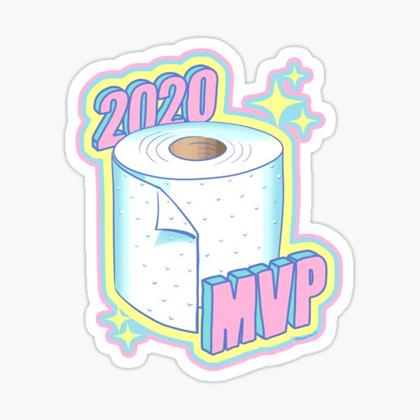 "2020 MVP Most Valuable Paper" Sticker for Sale by benprenart | Redbubble