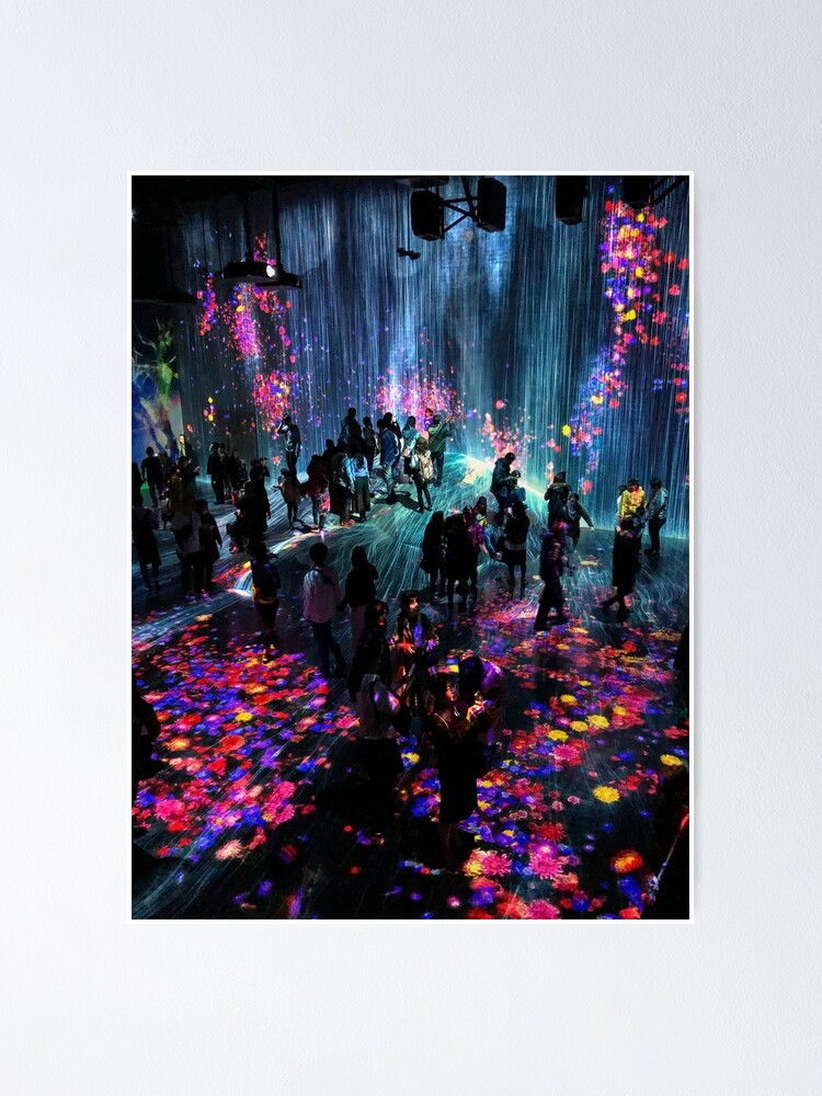 "TeamLab Borderless Exhibition - Tokyo, Japan" Poster for Sale by ...