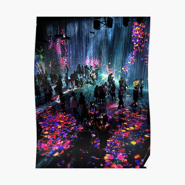 "TeamLab Borderless Exhibition - Tokyo, Japan" Poster for Sale by ...