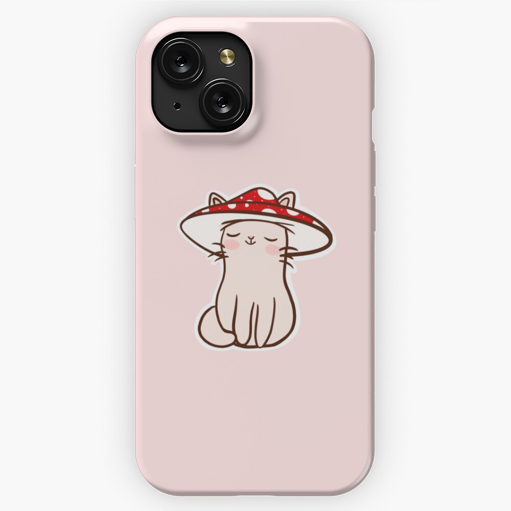 "Mushroom Kitty" Sticker for Sale by Kristin Cardwell | Redbubble