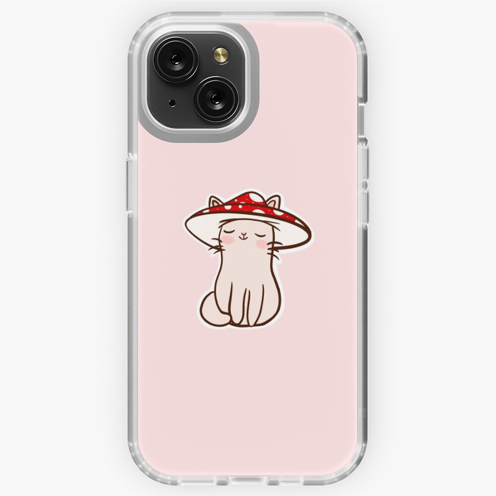 "Mushroom Kitty" Sticker for Sale by Kristin Cardwell | Redbubble