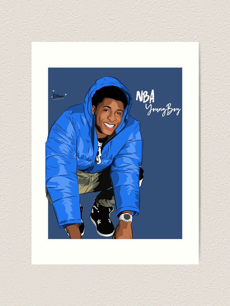 "Never Broke Again YoungBoy" Art Print for Sale by ChildishBants ...