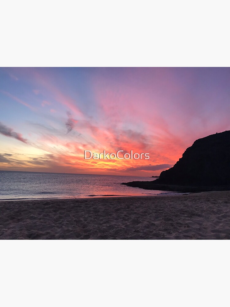 "Lanzarote Sunset " Sticker for Sale by DarkoColors | Redbubble