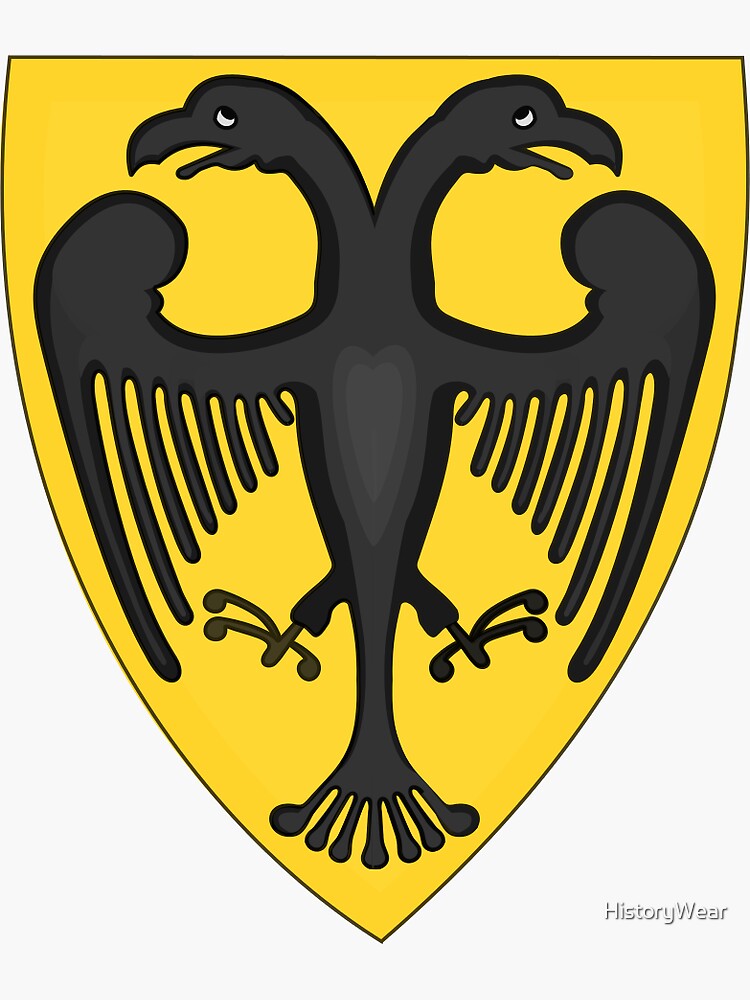 "Coat of Arms of Otto IV, c. 1250 (Germany, Holy Roman Empire)" Sticker ...