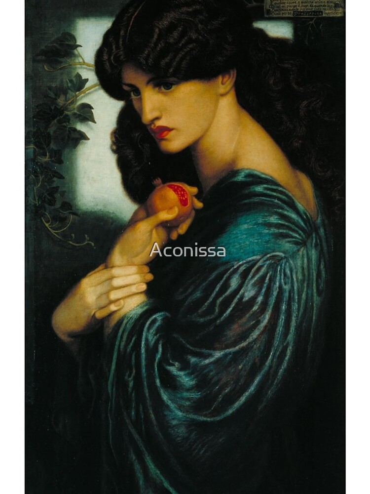 "Proserpine by Dante Gabriel Rossetti" iPhone Case for Sale by Aconissa ...