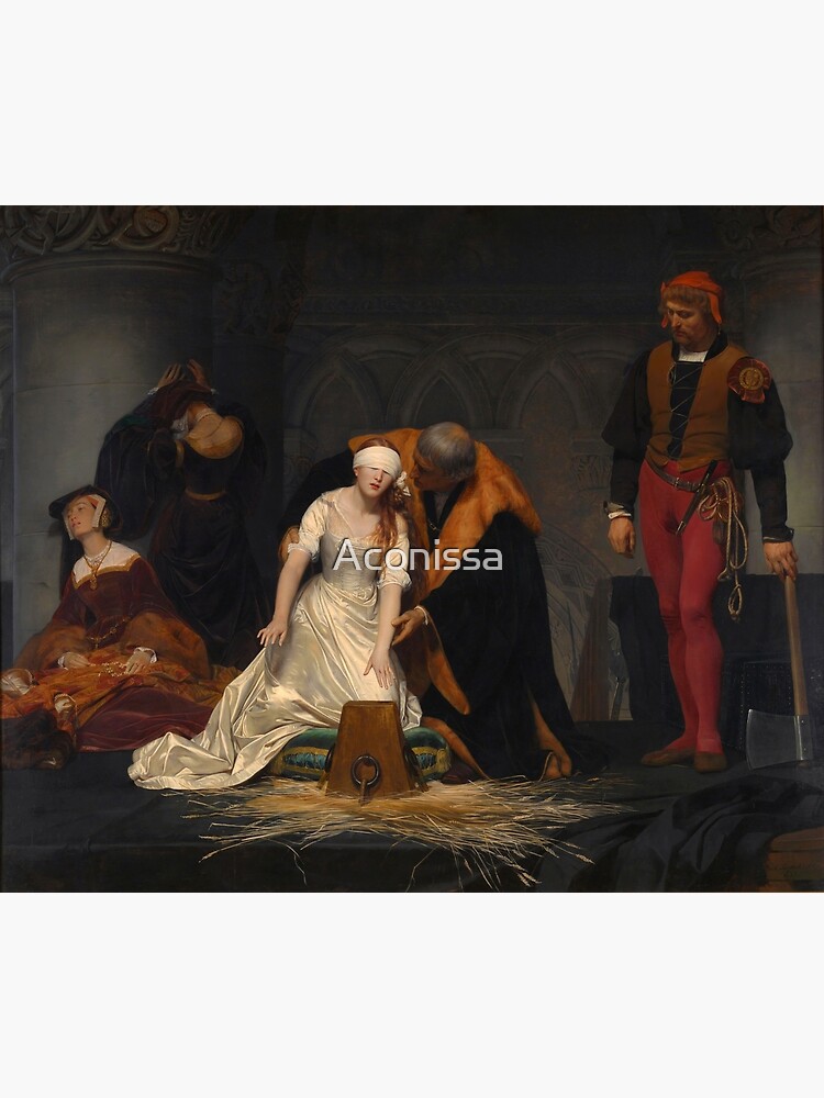 "The Execution of Lady Jane Grey by Paul Delaroche " Art Print for Sale ...