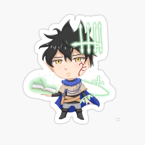 "Yuno - Chibi elf form" Sticker by LaKiwi | Redbubble