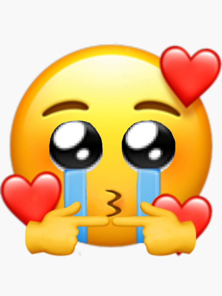 "wholesome emoji" Sticker by shwimshady | Redbubble