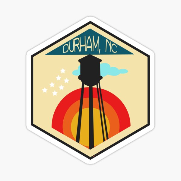 "Durham Sticker" Sticker for Sale by alithurslit | Redbubble