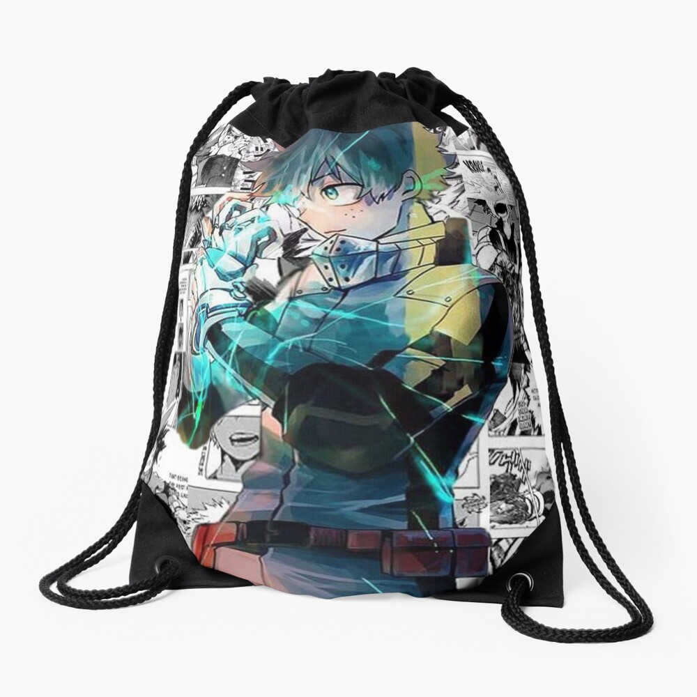 "My Hero Academia - Midoriya Izuku" Drawstring Bag for Sale by alby666 ...